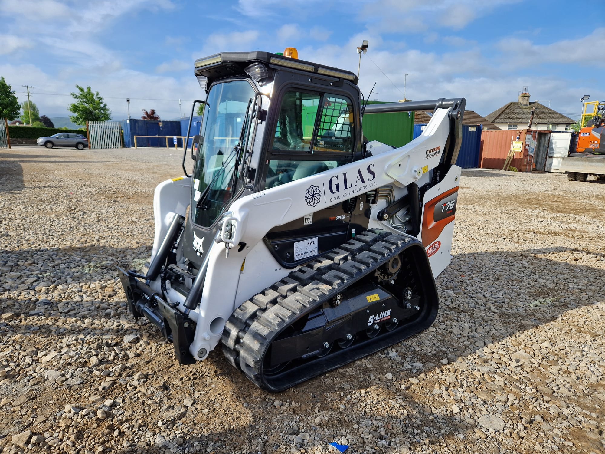 Bobcat T76 Track Loader Lands on Site - Adare Machinery