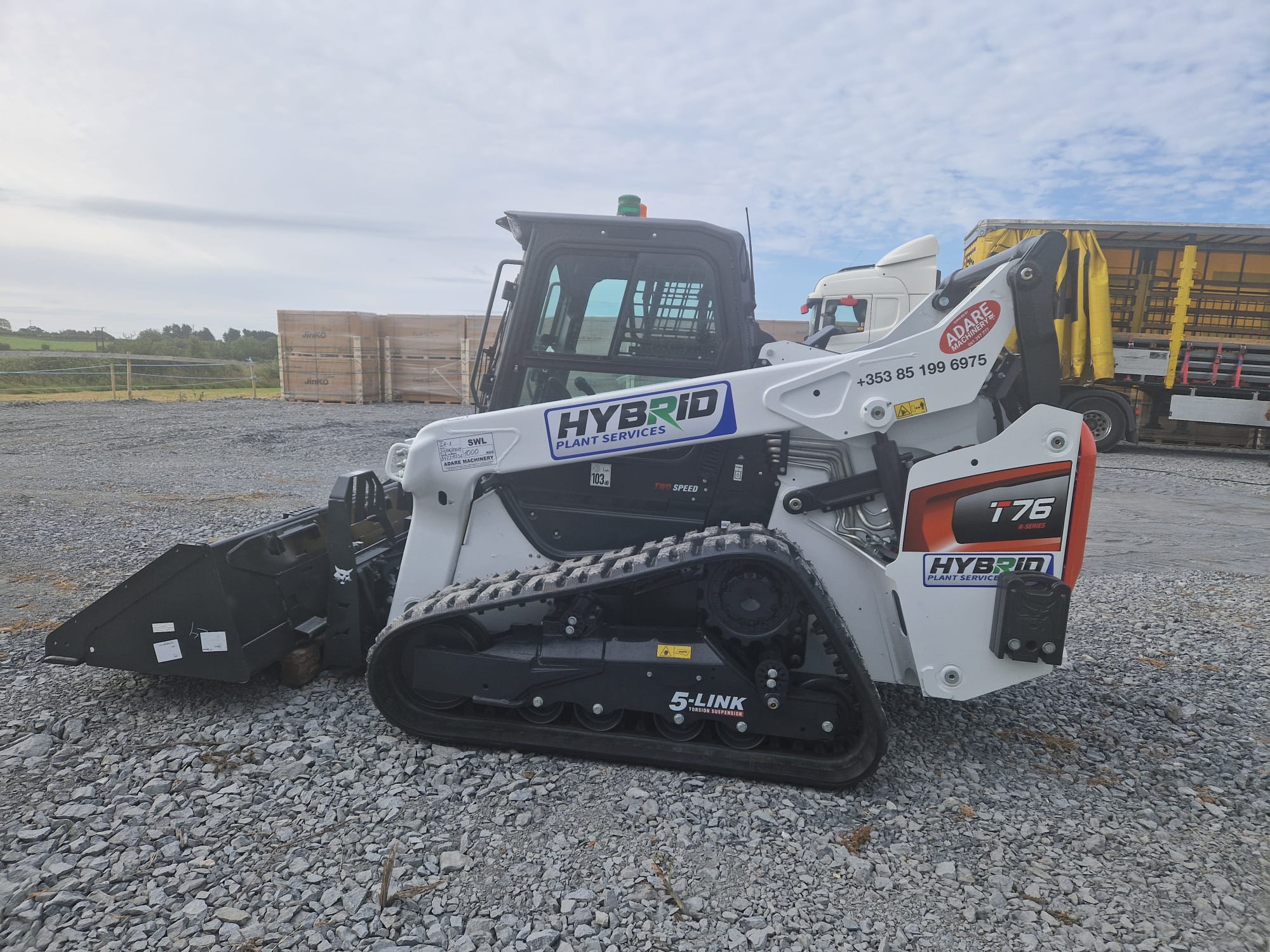 Bobcat T76 Track Loader Lands on Site - Adare Machinery