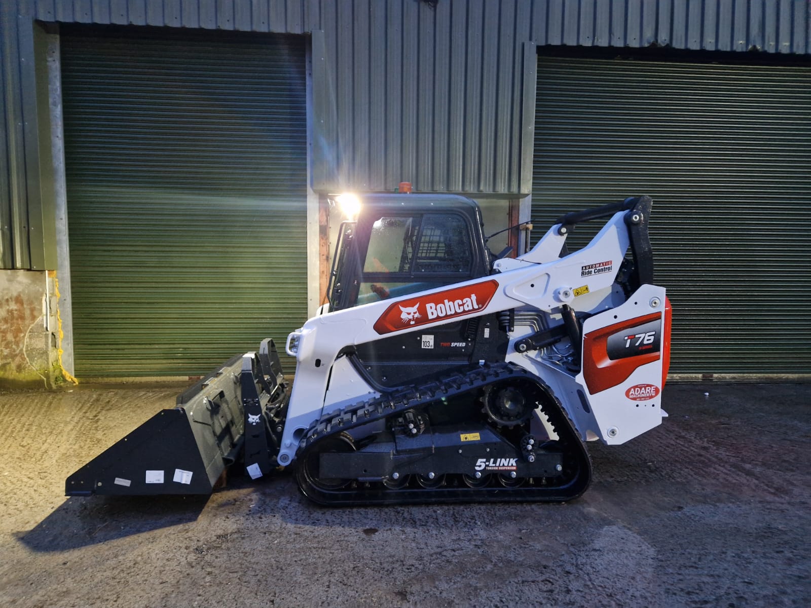 Bobcat T76 Track Loader Lands in Kildare - Adare Machinery